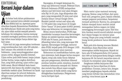 15 Contoh Teks Editorial Beserta Strukturnya Yang Perlu Dipelajari