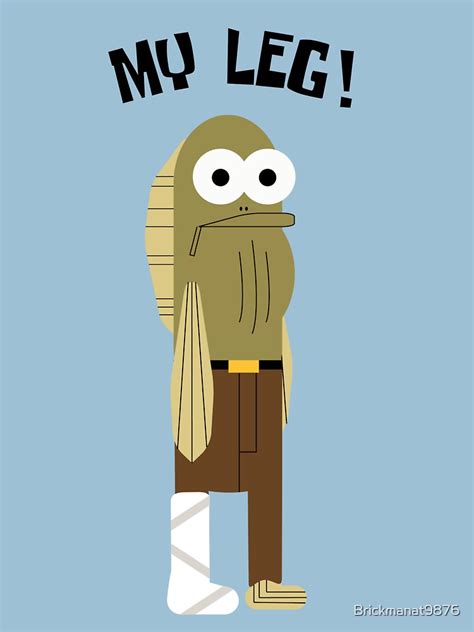 Spongebob My Leg T Shirt For Sale By Brickmanat9876 Redbubble