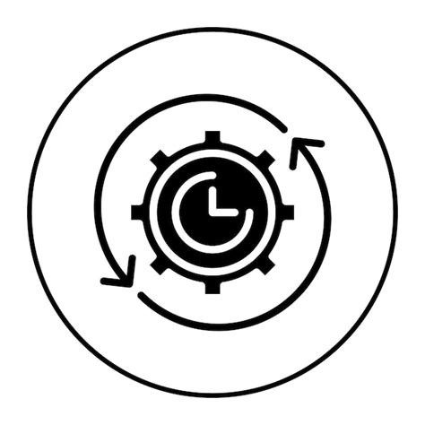 Premium Vector Automated Scheduling App Icon Vector Image Can Be Used For Cyberpunk