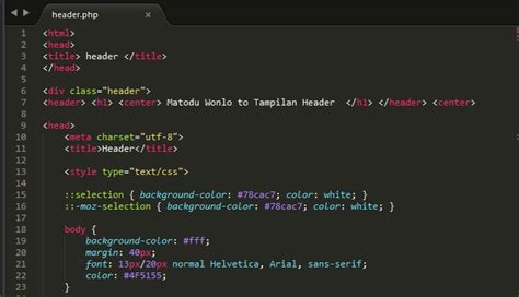 Cara Membuat Header Menu Dan Content Di Codeigniter All Program