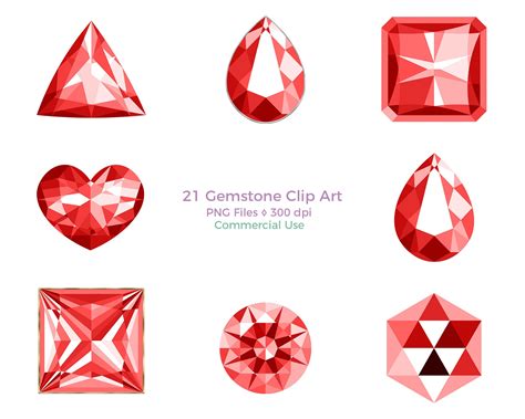 Square Gem Clip Art