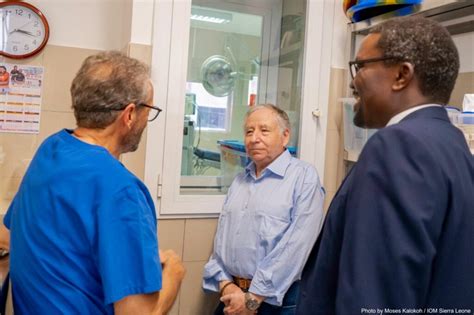 Special Envoy For Road Safety Visits Emergency S Goderich Surgical
