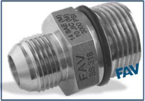 Adaptor Jic Male X Bsp Metric Unf Male With O Ring Fav Fittings And Valves