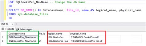 How To Rename Sql Server Database Sqlgeekspro How To Rename Sql Server Database Sqlgeekspro