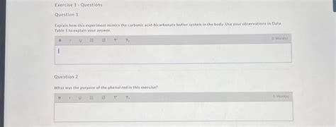 Explain How This Experiment Mimics The Carbonic Chegg Com