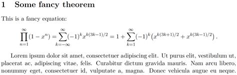 Formatting How To Format A Latex Input File To Adapt Equations For