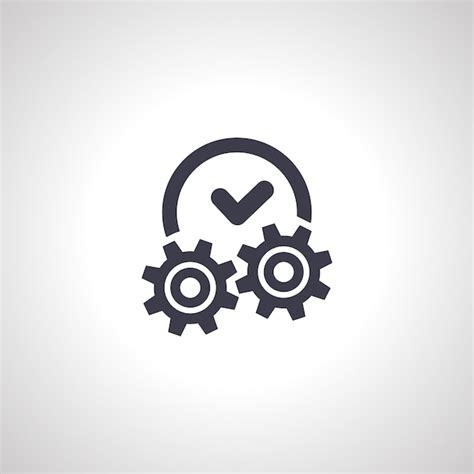 Premium Vector Productivity Icon Time Management Icon Gear With Clock