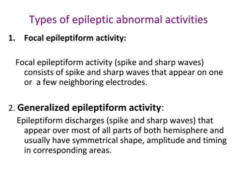 Abnormal Eeg Patterns Ppt