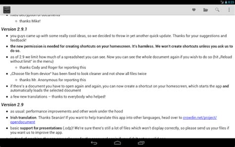 Libreoffice Openoffice Document Reader Odf Apk For Android Download