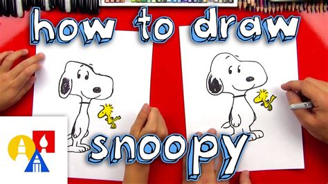 How To Draw Snoopy Woodstock Peanuts Characters OFF