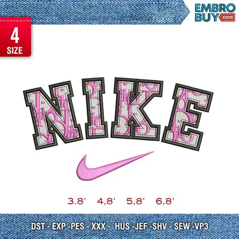 Nike Dior Motif Nike Embroidery Design Dior Design Embro Inspire Uplift