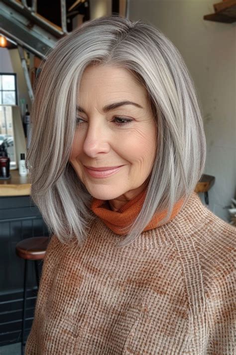 Cute Gray Bob Hairstyles You Need To Try In Grey Bob Hairstyles Bob Hairstyles