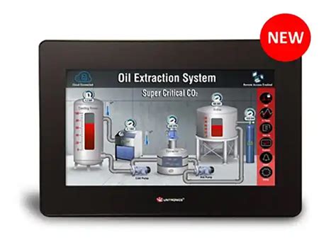 Built In UniStream Controller And Unitronics Touchscreen