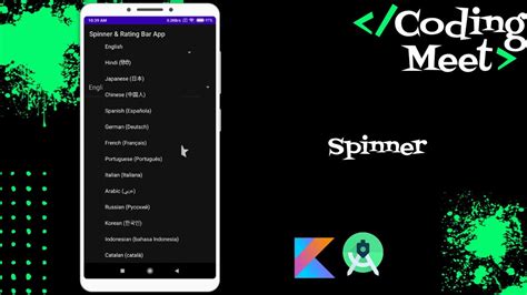 How to Use Spinner in Android Studio Kotlin - YouTube