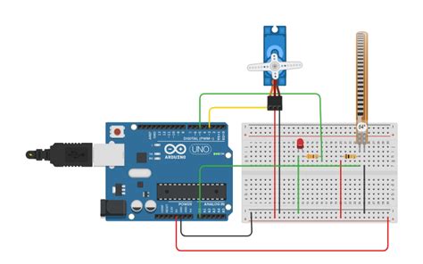 Circuit Design Copy Of Flex Sensor Tinkercad