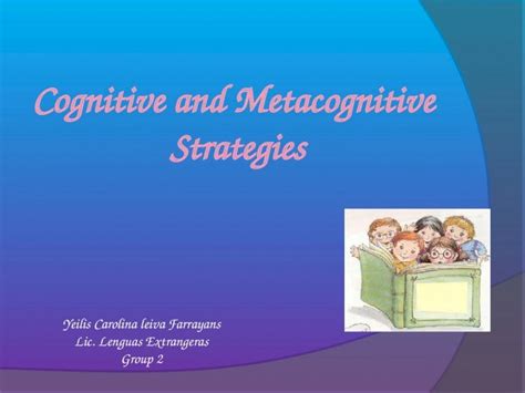 Pptx Sdl 2 Cognitive And Metacognitive Strategies Dokumen Tips