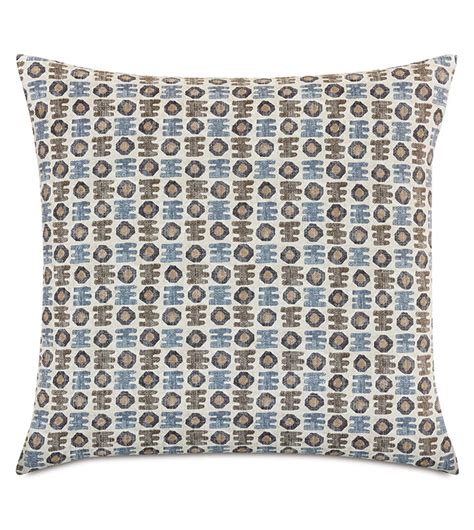 Kane Geometric Decorative Pillow 22x22 Eastern Accents