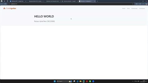 Instalasi Codeigniter4 Youtube