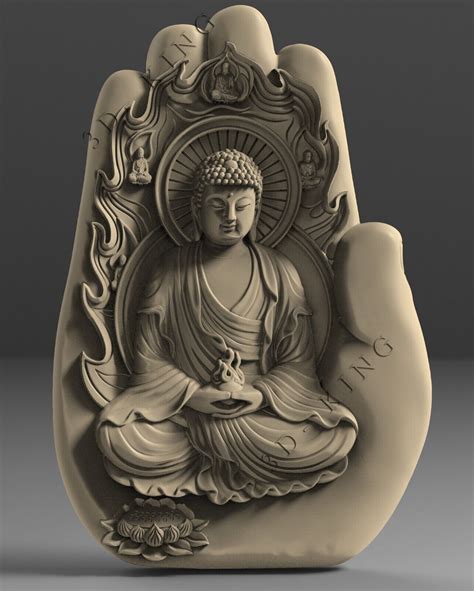 3d Stl Model God Buddha For Cnc Router 3d Printer Carving Engraver