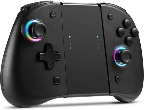 Black Stealth Nintendo Switch Led Joycons Binbok Doyoky