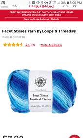 Ravelry Loops Threads Facet Stones