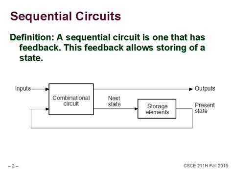 csce 211 digital design lecture 10 sequential circuits