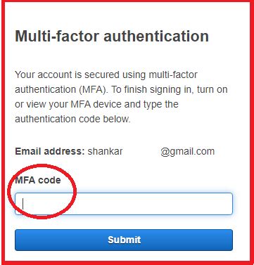 IAM MFA Hands On In AWS Dot Net Tutorials