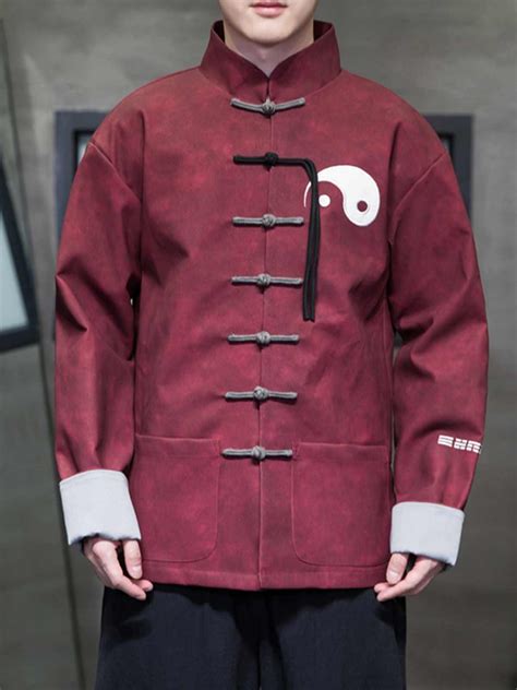 Mens Tangsuit Jackets Tradition Style Coat Hanfumodern