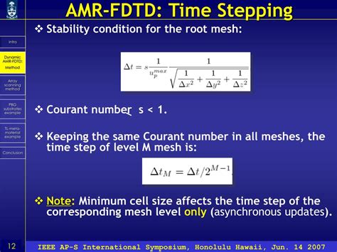 Ppt Efficient Finite Difference Time Domain Modeling Of Driven Periodic Structures Powerpoint
