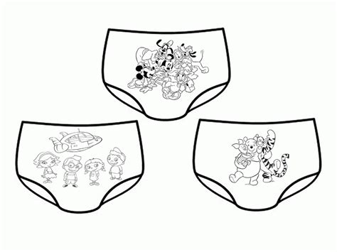 Diaper Coloring Page