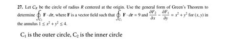 Solved Let CR Be The Circle Of Radius R Centered At The Chegg