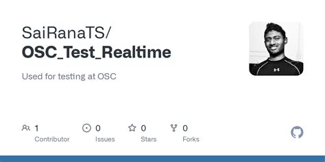 Github Sairanats Osc Test Realtime Used For Testing At Osc