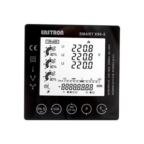 Smart X96 5j Ethernet Tcp Gateway Three Phase Panel Mounted Panel Meter For Electricity