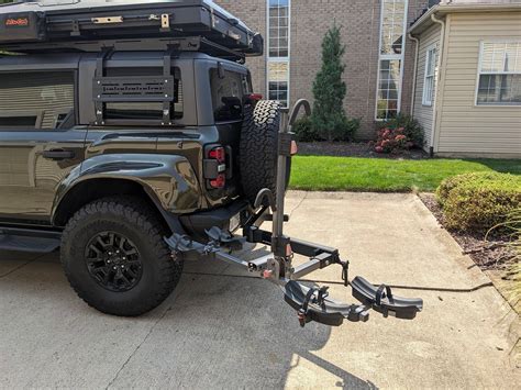 Hitch Extender Installed Allows Opening Tailgate With A Bike Rack On