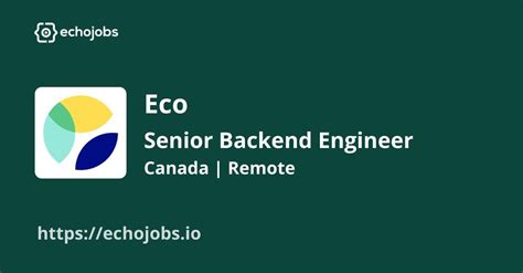 Eco Is Hiring Senior Backend Engineer Usd 180k 225k Remote Us Canada Redis Api Graphql Docker