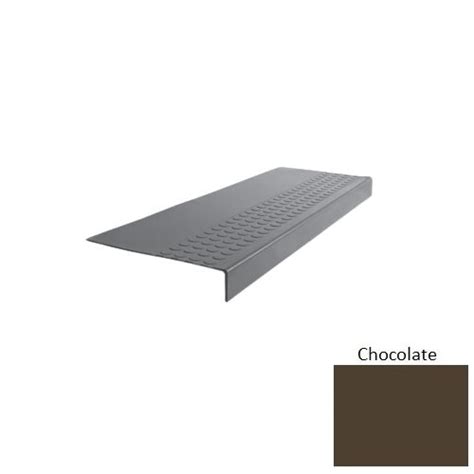 Flexco Flextones 072 Chocolate Rbt Rubber Stair Tread — Stone And Tile