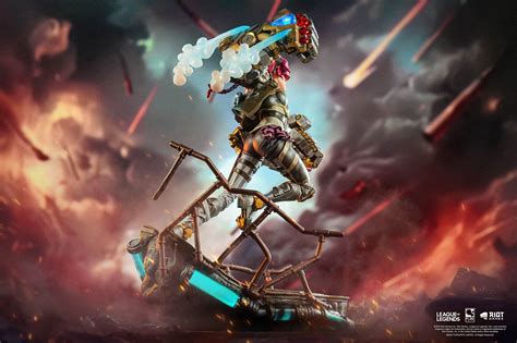 League Of Legends Jinx And Vi 1 6 Scale Statue Bundle From Purearts And