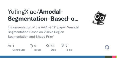 Github Yutingxiao Amodal Segmentation Based On Visible Region Segmentation And Shape Prior