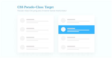 Css Pseudo Class Target Pseudo Class Css Yang Satu Ini By Nauval Medium