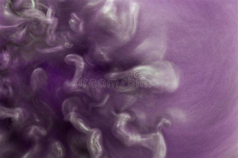 Abstract Fluid Acrylic Painting Marbled Pink Abstract Ink Cloud On