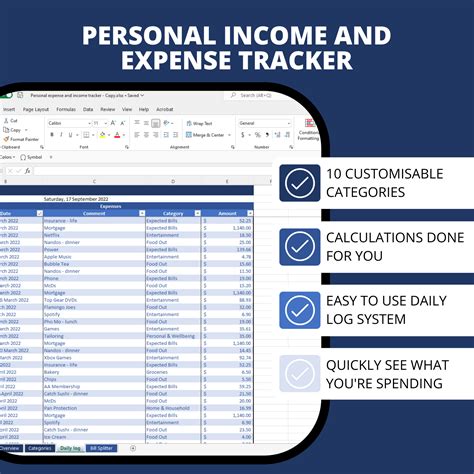 Expense Tracking Excel Template