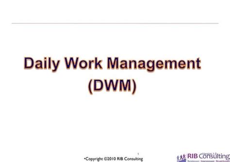 Mpcp What And How Dwmpptx Business Administration Business
