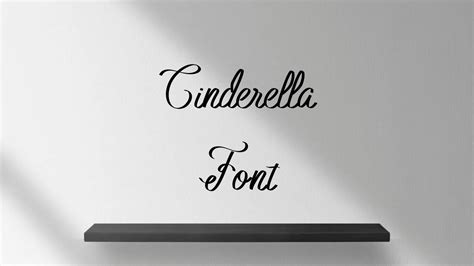 Cinderella Font Free Download