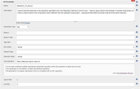 Bitbucket How To I Load Branch Lists From Multiple Repositories Using