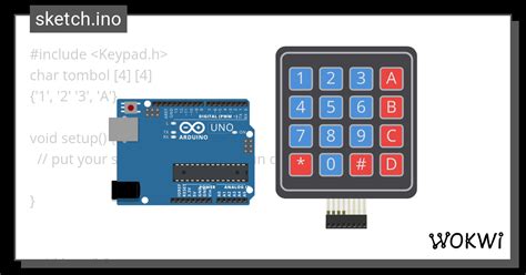 Keypad Try Wokwi Esp32 Stm32 Arduino Simulator