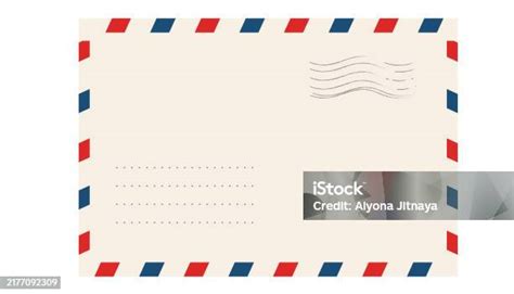 항공 우편 빈 엽서 템플릿 복고풍 테두리 봉투 줄무늬 우표 세트 종이 질감 빈티지 메일 항공 우편 편지 빈 봉투 엽서에 대한