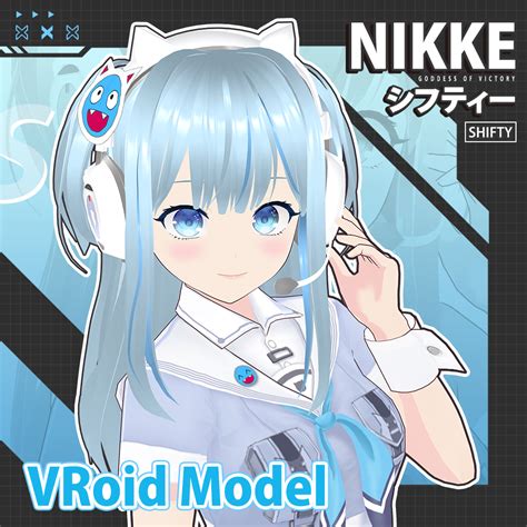 【vroid】 Nikke メガニケ：シフティー Shifty Vroid Model 衣装セット Amamia Booth