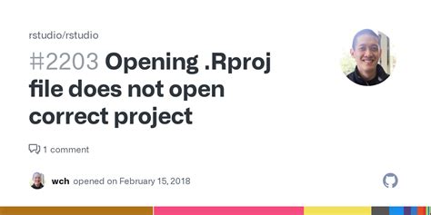 Opening Rproj File Does Not Open Correct Project · Issue 2203