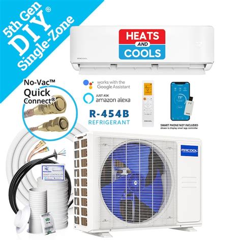 Mrcool Diy 5th Gen 1 Zone 36000 Btu Ductless Mini Split Air Conditioner Heat Pump Included With