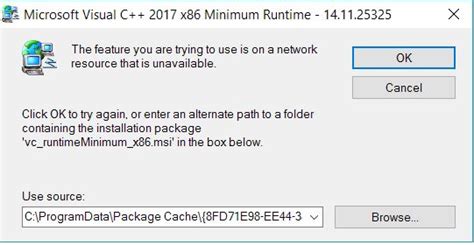 Visual Studio VisualStudio The Feature You Are Trying To Use Is On A Network Resource That